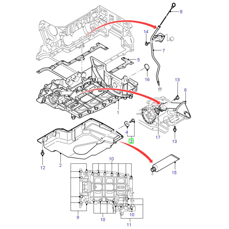 Oil Drain Bung / Sump Plug to suit VJ, VH, VM Ford Transits 97JM6730BA ...