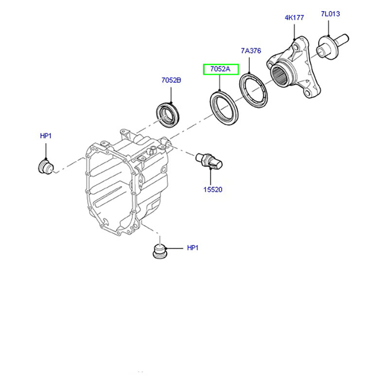 Gear Box Rear Oil Seal to suit 6 Speed VJ / VM Ford Transit 6C1R7052AA ...