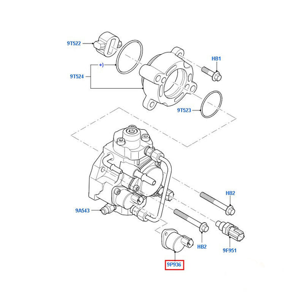 Genuine OEM Suction Control Valve to suit VM Ford Transit Van 6C1Q9358 ...