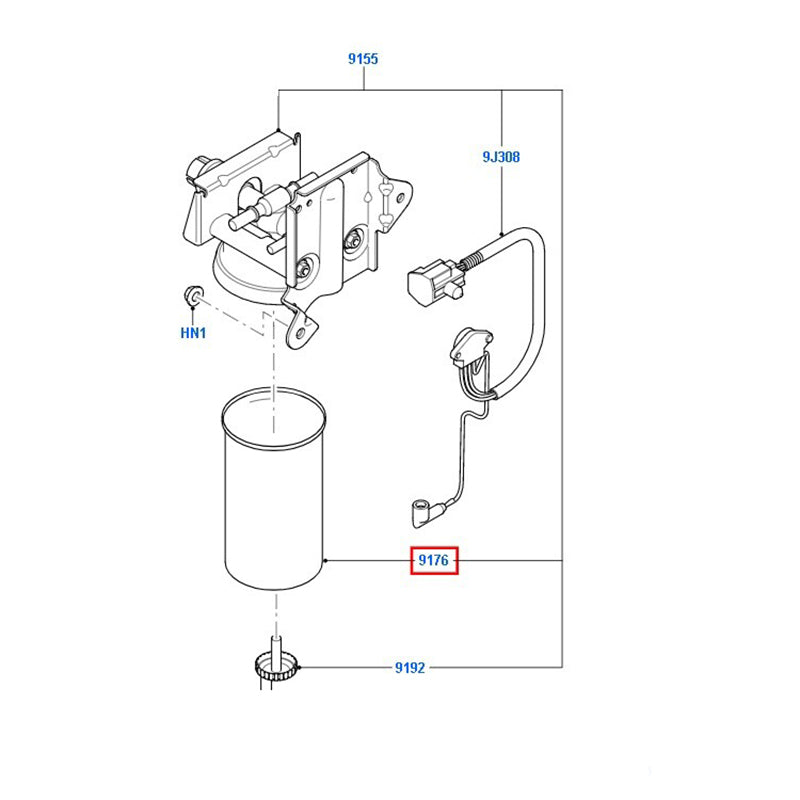 Genuine Fuel Filter to suit VM Ford Transit 6C119176AB / 1685861 – Ford ...