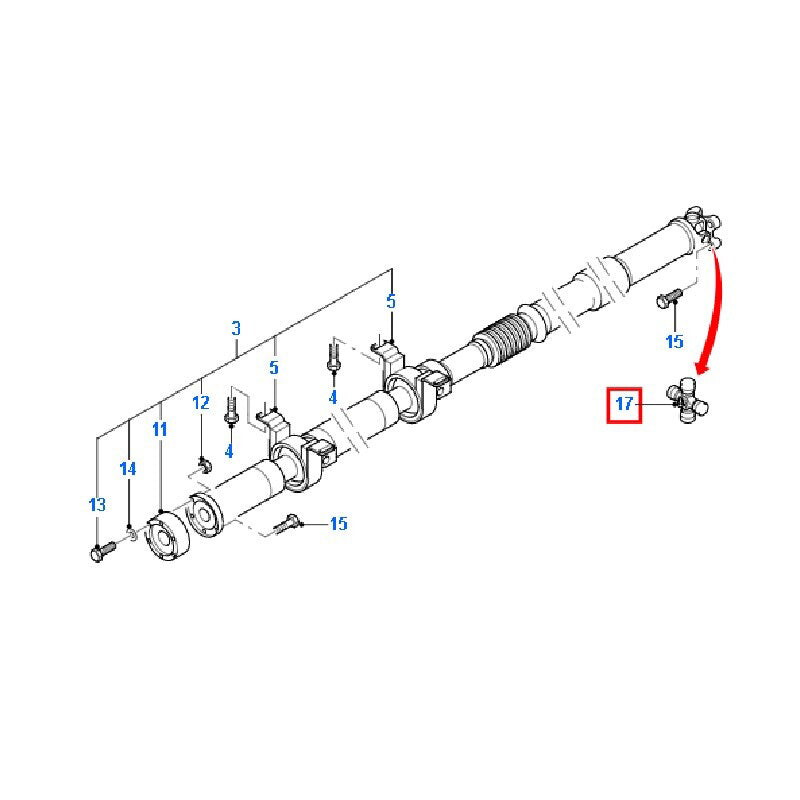 Genuine Ford Universal / Prop Shaft Joint to suit RWD VH / VM 5 Speed ...